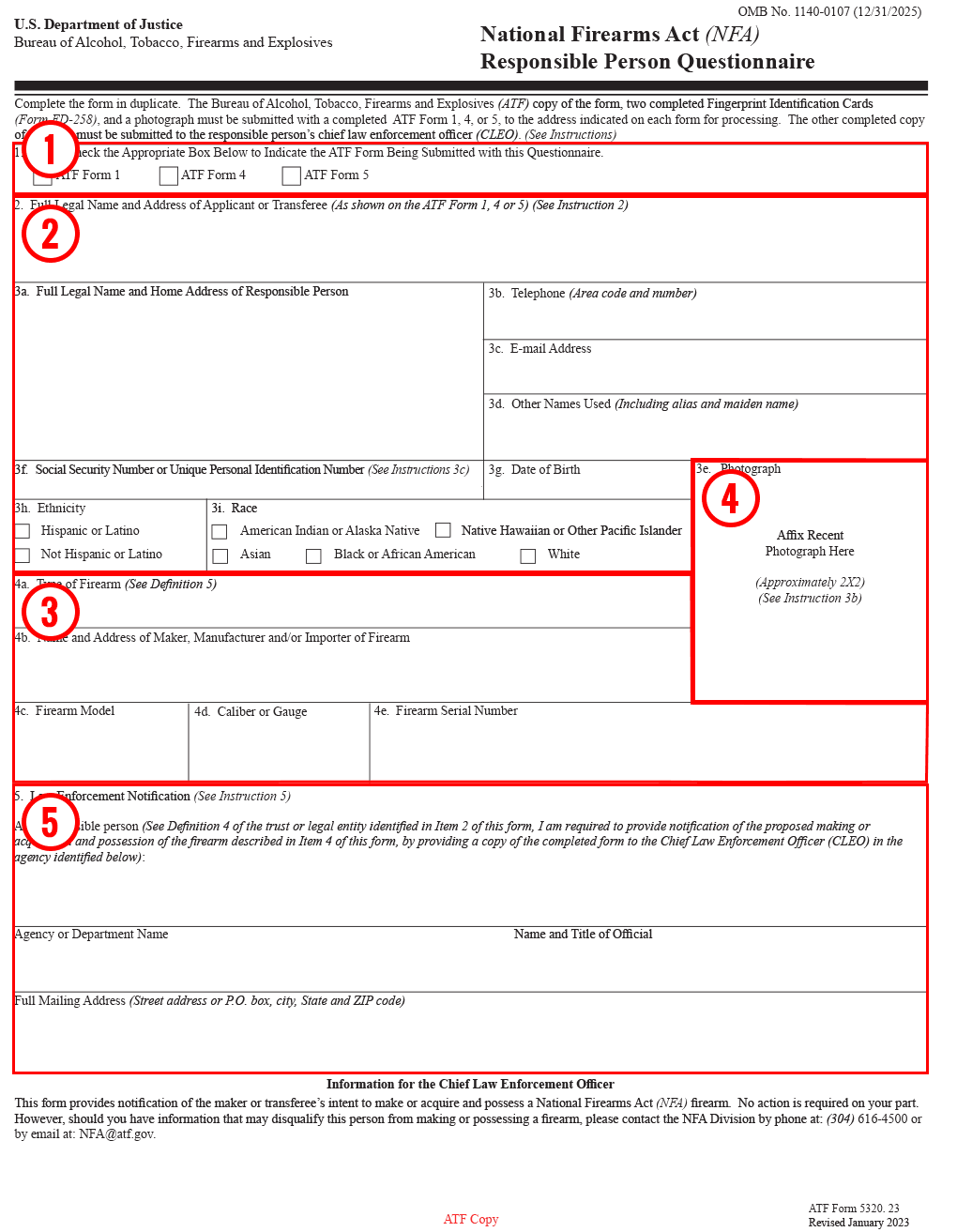 How To Fill Out ATF Form 23 Using A Gun Trust